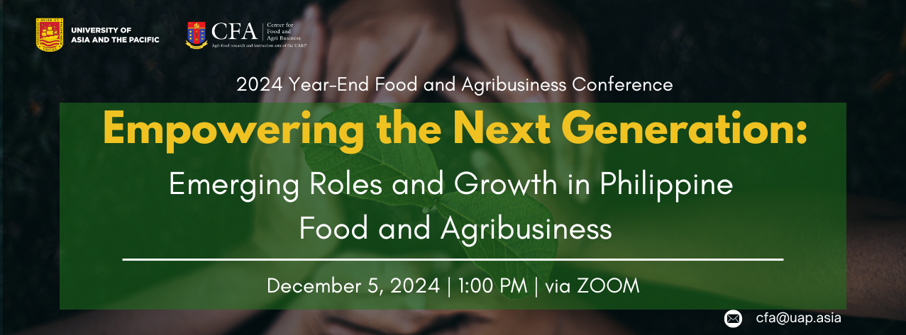 Empowering the Next Generation: Emerging Roles and Growth in Philippine Food and Agribusiness ...